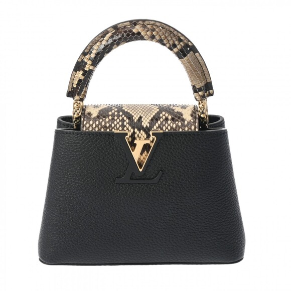 Louis Vuitton | Bags | Louis Vuitton Capucines Noir Black Handbag ...